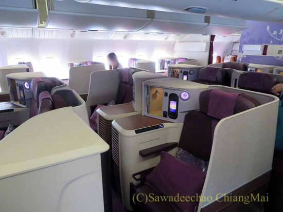 タイ航空TG676便バンコク→成田ビジネスクラス搭乗記23年6月