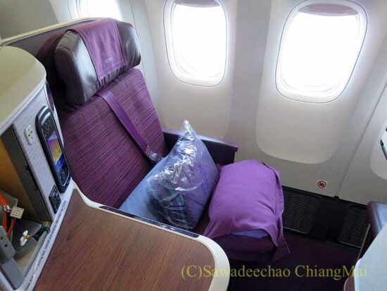 タイ航空TG676便バンコク→成田ビジネスクラス搭乗記24年7月
